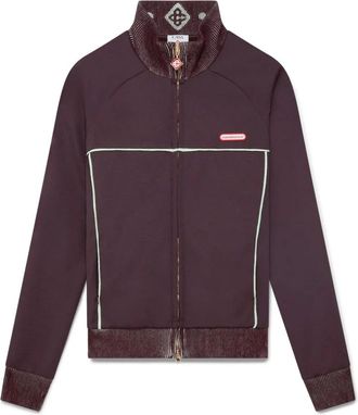 Casablanca Homme, Vestes, Brun, Taille: S Tricot Track Jacket