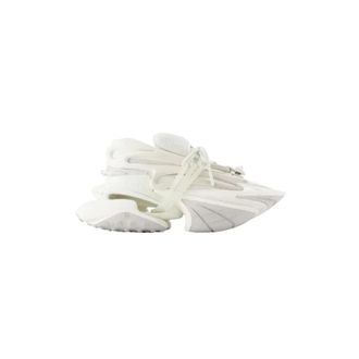 Balmain Femme, Chaussures, Blanc, Taille: 39 EU Cuir baskets