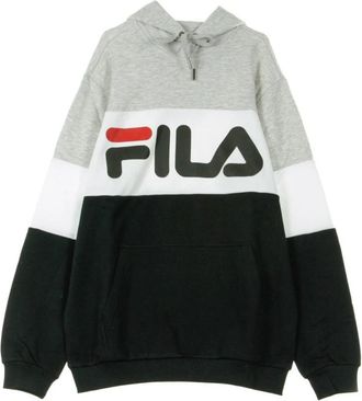 Fila Grauer Block-Hoodie f&uuml;r die Nacht - - Sweatshirts & Hoodies - Herren - Mehrfarbig - XS