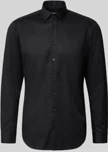 Jake*s Regular Fit Business Hemd aus Baumwolle mit Kentkragen