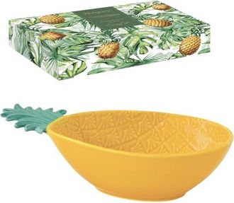 Easy Life Salatschüssel, Ananas, 30 x 19 cm, aus Porzellan