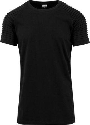 Urban Classics Herren T-Shirt Pleat Raglan Tee TB1563, Gr. Large, Schwarz (Black 7)