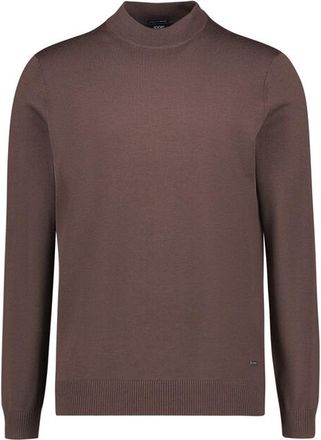 Joop Herren Pullover braun Merinowolle unifarben