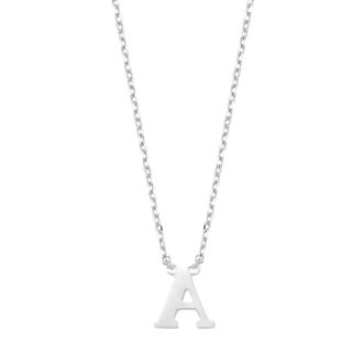 Isabel Bernard Halskette - A Whitegold Saint Germain Chlo&eacute; 14 Karat Collier - Gr. unisize - in Silber - f&uuml;r Damen