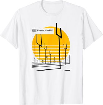 Muse Symmetry Dot T-Shirt, Unisex, Weiß, S, Kurzarm, Klassisch, Gepunktet, Offizielles Muse Merchandise
