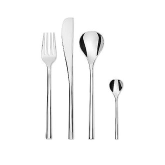 Alessi TI04S24 Service &agrave; Couverts Acier Inoxydable Argent 6,00 x 54,50 x 26,00 cm