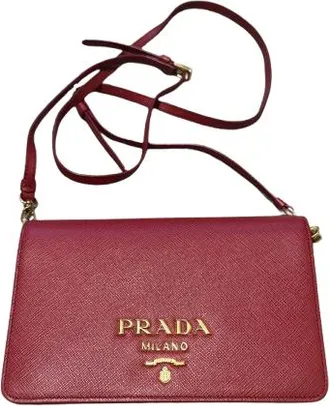 Prada Mini Red Crossbody Bag