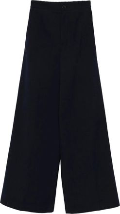 Forte_Forte Plissierte Hose - Blau