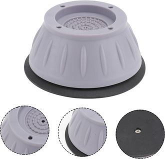 PartyKindom 4 Stück Teiliges Vibrationsset Gummimatten rutschfest Stoßdämpfend für Waschmaschinen Kühlschrank Fußschutz Bodenmatte Erhöht Geräuschdämmung Schützt 