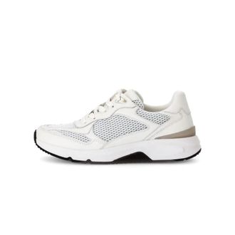 Gabor Rolling Soft Sneaker Wei&szlig;/Silber - - Shoes - Damen - Wei&szlig; - 38 EU