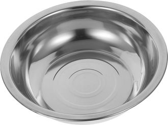 Garneck Edelstahl Schüssel Groß 40cm - Runde Metallschüssel Für Salat - Obst Und Gemüse - Ideal Zum Mischen Und Lagern in Der Küche - Robuste Und Platzsparend