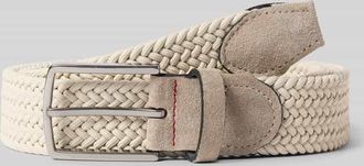 Pierre Cardin G&uuml;rtel in Flecht-Optik mit Dornschlie&szlig;e