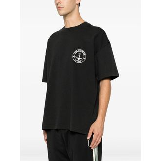 Cole Buxton Logo-Print Cotton T-Shirt - Black