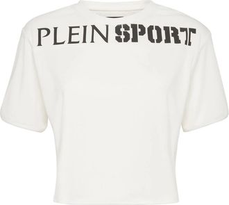 Plein Sport Damen, Oberteile, Weiß, LGröße