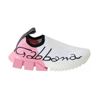 Dolce & Gabbana Femme, Chaussures, Blanc, Taille: 35 EU Sorrento Baskets