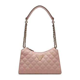 Guess Femme, Sacs, Beige, Taille: ONE Size Sac &agrave; Bandouli&egrave;re Matelass&eacute; - Cuir PU Noir
