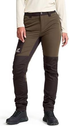 RevolutionRace Rambler Lightweight Pants pour Femme, Pantalon de randonn&eacute;e ext&eacute;rieur Durable et l&eacute;ger, Mud/Espresso, L