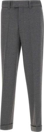 Paolo Pecora Homme, Pantalons, Gris, Taille: M Pantalons
