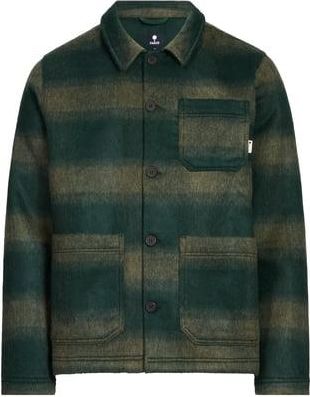 Faguo gemischte Wollkarschenjacke - grün