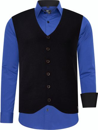 Rusty Neal Hemd mit Weste 2-teilig