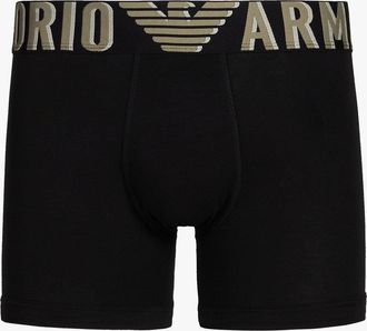 Emporio Armani Boxer en coton m&eacute;lang&eacute;