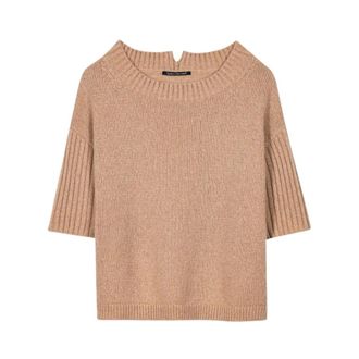 Luisa Cerano Rundhals-Strickware - - Knitwear - Damen - Beige - XL