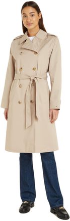 Tommy Hilfiger COTTON CLASSIC TRENCH Gewebte Mäntel Damen, Beige (Beige), 34