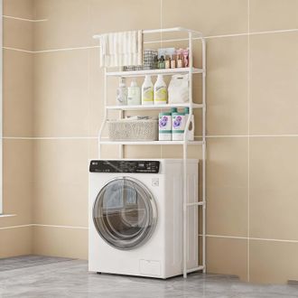 Generic Regal hinter der Toilette - Regal &uuml;ber der Waschmaschine, vielseitige Badorganizer und Aufbewahrungsm&ouml;glichkeiten for Waschk&uuml;che/Badezimmer/Waschraums