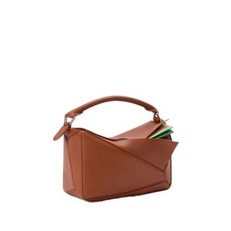 Loewe Petit sac Puzzle &agrave; superpositions en cuir de veau classique
