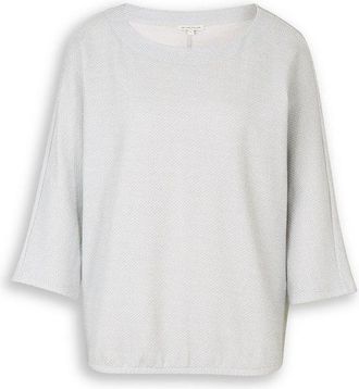 Tom Tailor T-Shirt T-Shirt Langarmshirt mit Fledermaus&auml;rmeln