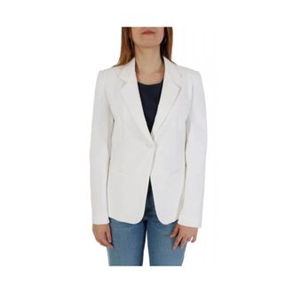 Emporio Armani Einreihiger Blazer - - Jackets - Damen - Wei&szlig; - L
