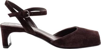 Elena Iachi Femme, Chaussures, Brun, Taille: 37 EU Sandale ouverte en daim