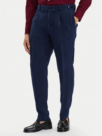Tommy Hilfiger Stoffhose Smart Casual MW0MW42708 Dunkelblau Regular Fit