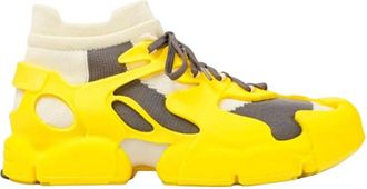 Camper Homme, Chaussures, Multicolore, Taille: 39 EU Lab Yellow Knit Sock Baskets