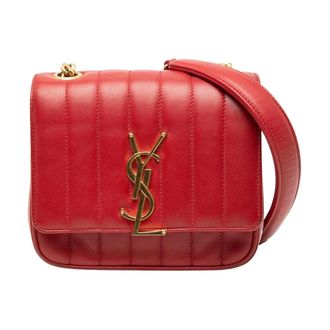Saint Laurent Sac bandouli&egrave;re en cuir pr&eacute;-poss&eacute;d&eacute; - Femme - Pre-owned - Rouge - Taille: ONE Size