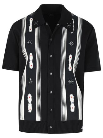 Amiri Chemise en laine noire Amiri