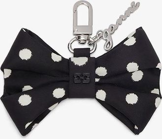 Ganni Breloque naud &agrave; pois Noir - Pour Femme