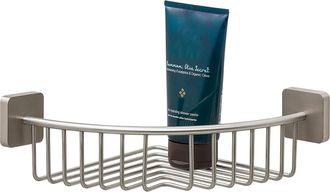 Tiger Onu Duschkorb, Edelstahl gebürstet, 21,8 x 8,4 x 21,8 cm