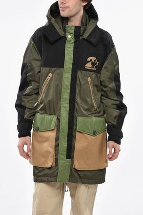 Dsquared2 Maxi Steppjacke mit Kapuze Dsquared2