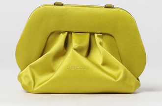 Themoir&egrave; Bios Mini-Tasche aus drapiertem Satin mit Schulterriemen