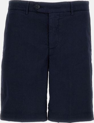 TELA GENOVA Damast-chino-bermuda