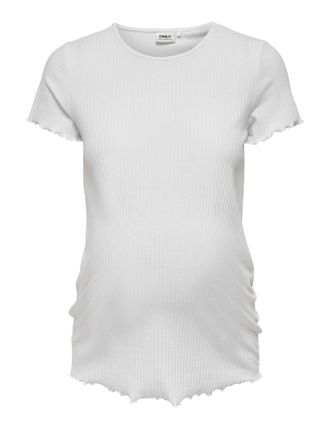 Only Damen Olmemma S/S Top JRS Noos, White, Large