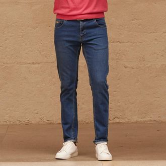 Bexley Ridley - Pantalon homme denim stone