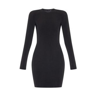 Balenciaga Tag kurzes Kleid - - Dresses - Damen - Schwarzk - XS