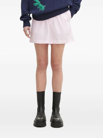 Fiorucci Shorts mit Schachbrettmuster - Rosa