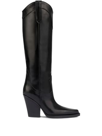 PARIS TEXAS bottines El Dorado &agrave; bout pointu - Noir