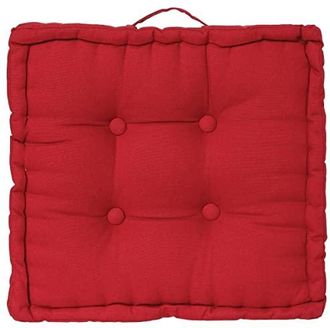 Atmosphera Atmosphera - Coussin de Sol Rouge 40x40 cm