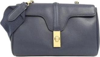 Celine Pre-owned Teen Soft 16 Calf Shoulder Bag - Femme - Pre-owned - Bleu - Taille: ONE Size