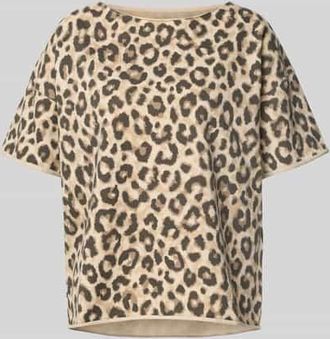 Juvia T-Shirt mit Allover-Animal-Print