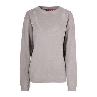 Diesel Femme, Sweatshirts et sweats &agrave; capuche, Gris, Taille: 36 FR F-Normy S2 Felpa